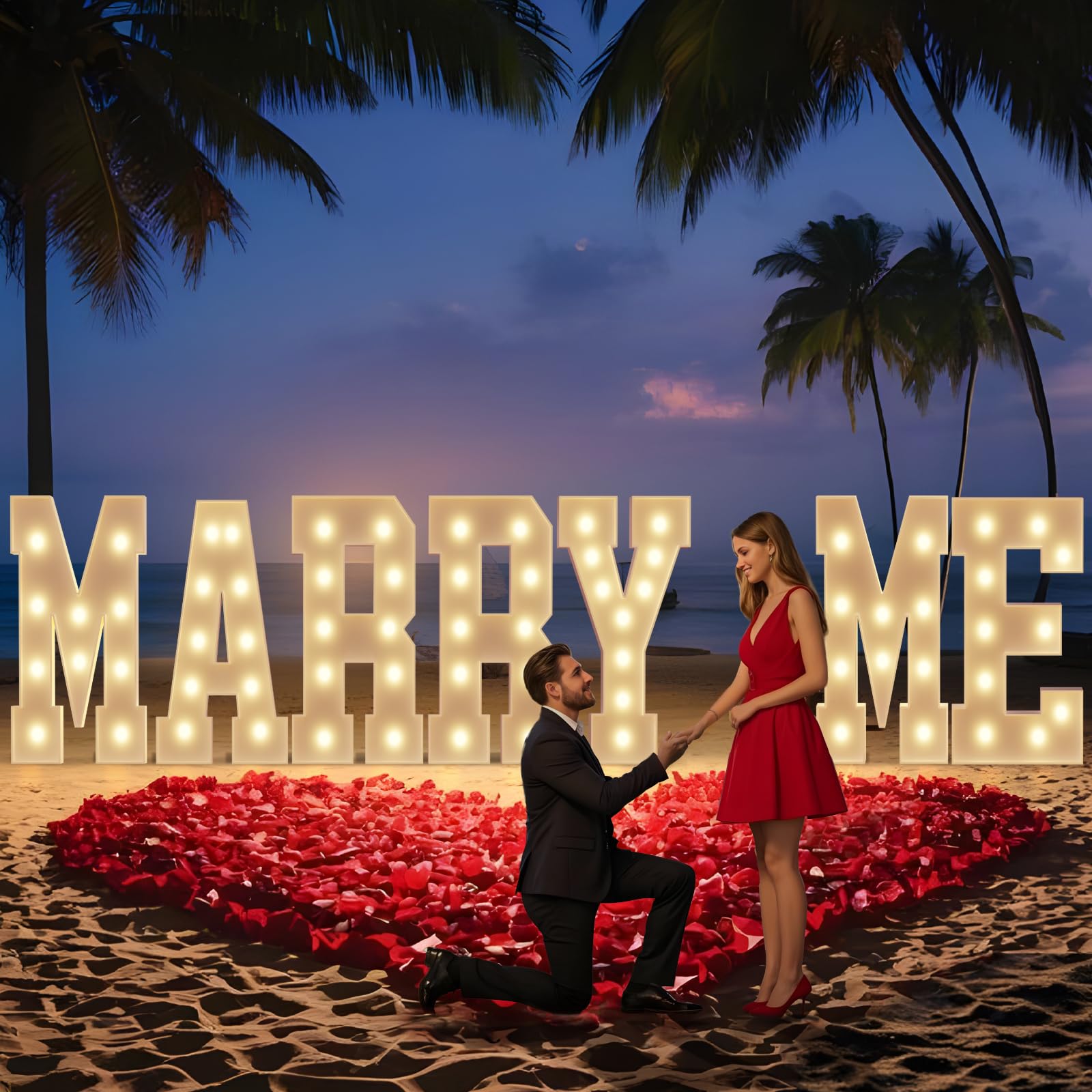 Marry Me Light Up Letters: Will You Marry Me Sign Marquee Letters 4 ...