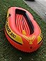 Intex Explorer 300, 3-Person Inflatable Boat Set with French Oars and ...