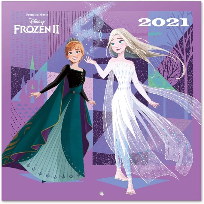Grupo Erik Official Disney Frozen 2021 Wall Calendar 11.8 x 11.8 inches ...
