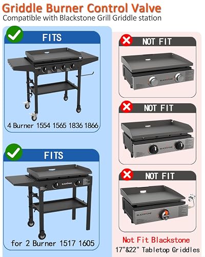 Blackstone 36 Inch Gas Valve Replacement Griddle Burner Control Valve ...