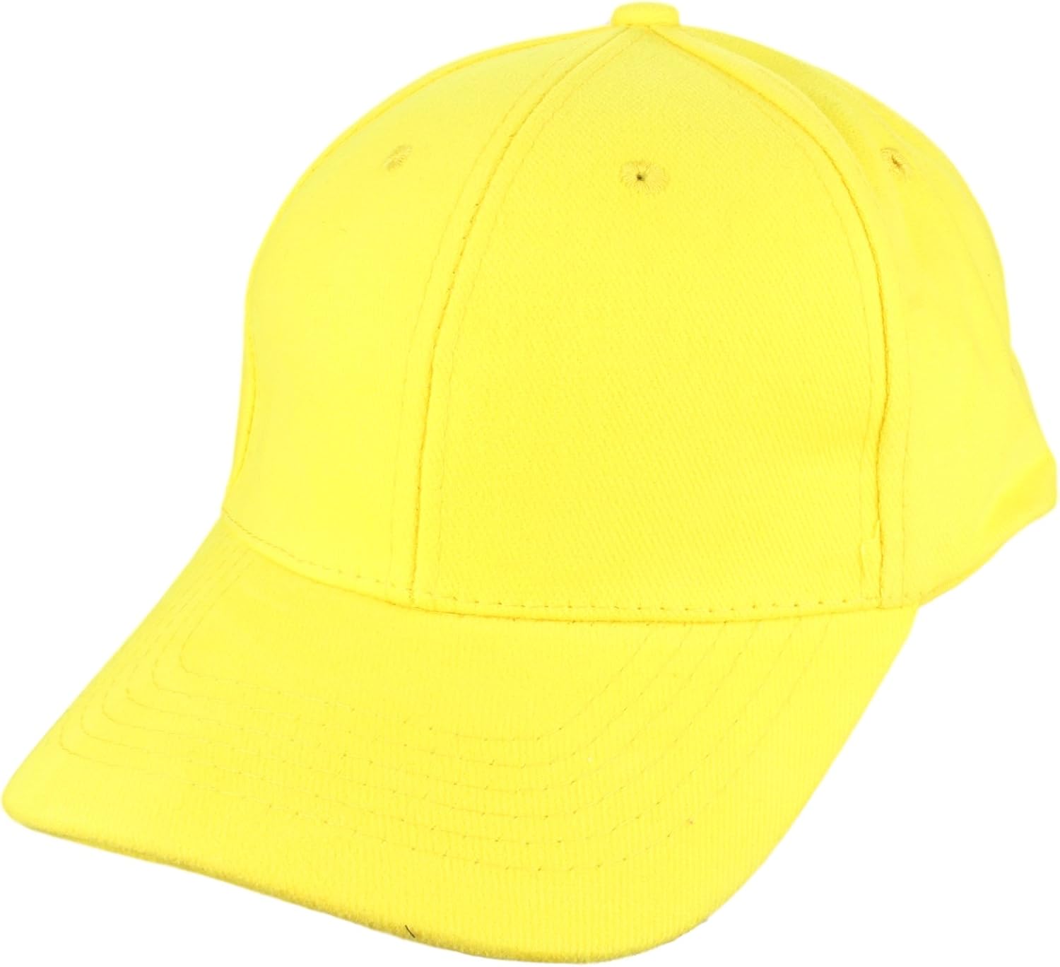 Heavy Brushed Cap in Yellow One size : Amazon.co.uk: Clothing