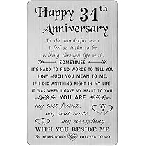 Happy 34th Wedding Anniversary Images: See How Love Can Last a Lifetime!