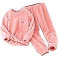 Amazon.com: mmknlrm 2 Piece Toddler Boys Girls' Winter Fleece Pajama Set Warm Fleece Matching ...