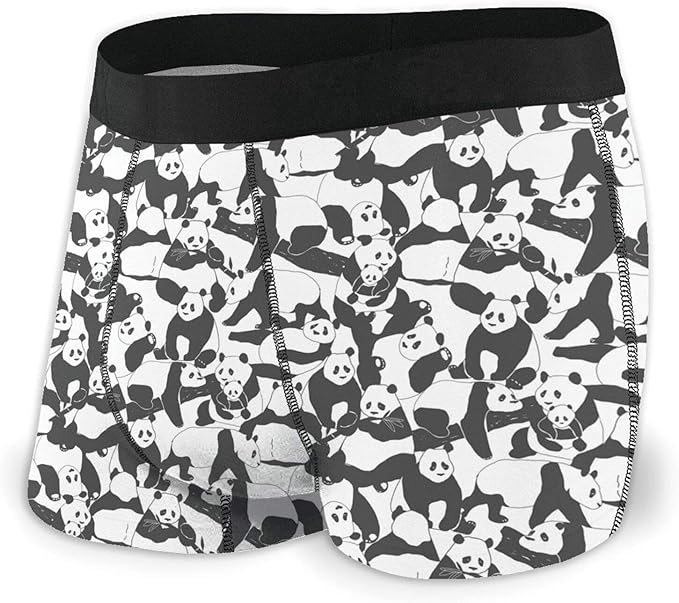 Lovely Panda Mens Boxer Briefs Comfortable Breathable Underwear Boxers ...
