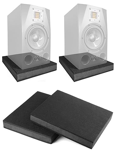 for 5''- 8'' Studio Monitor Speaker Noise Isolation Pads 3-Layer ...