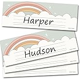 Amazon.com: Desk Name Tags for Classroom -25 Student Name Plates for ...