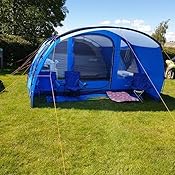 Vango Farnham Family Tunnel Tent, River Blue, 600: Amazon.co.uk: Sports ...