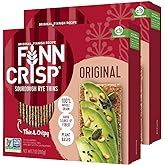 Amazon.com: Finn Crisps Original Rye Crispbread 7oz | Thin, Crispy Rye ...