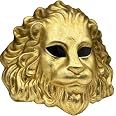 Amazon.com: Golden lion mask. Wearable mask also can be used as ...