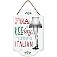 Amazon.com: A Christmas Story Fra-Gee-Lay Leg Lamp Hanging Wood Wall ...