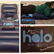 holo - the lilo with a hole - pregnancy aid - BLUE: Amazon.co.uk ...