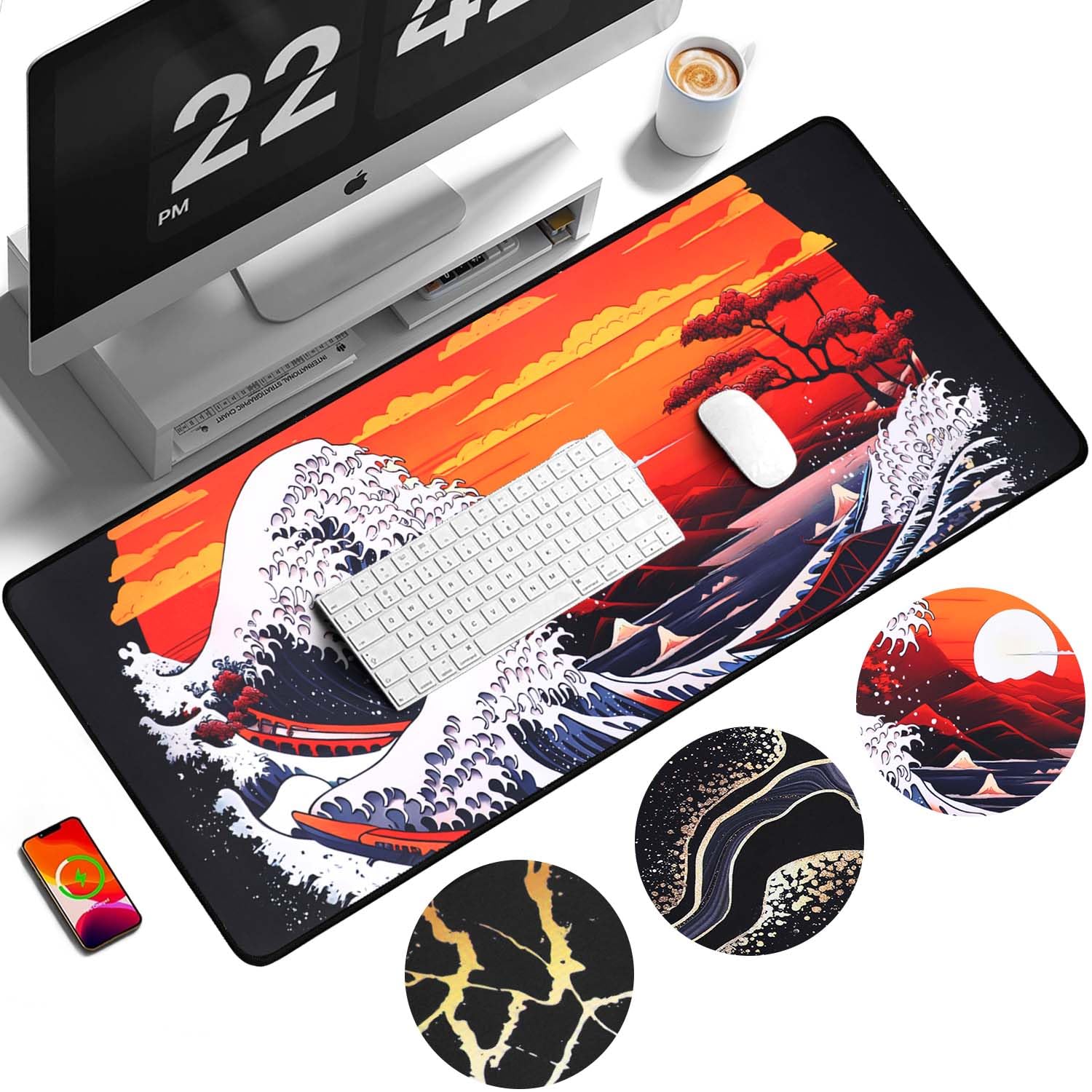 EIMMBD Large Mouse Pad, Gaming Mouse Pad Desk Pad, Extended Gaming ...