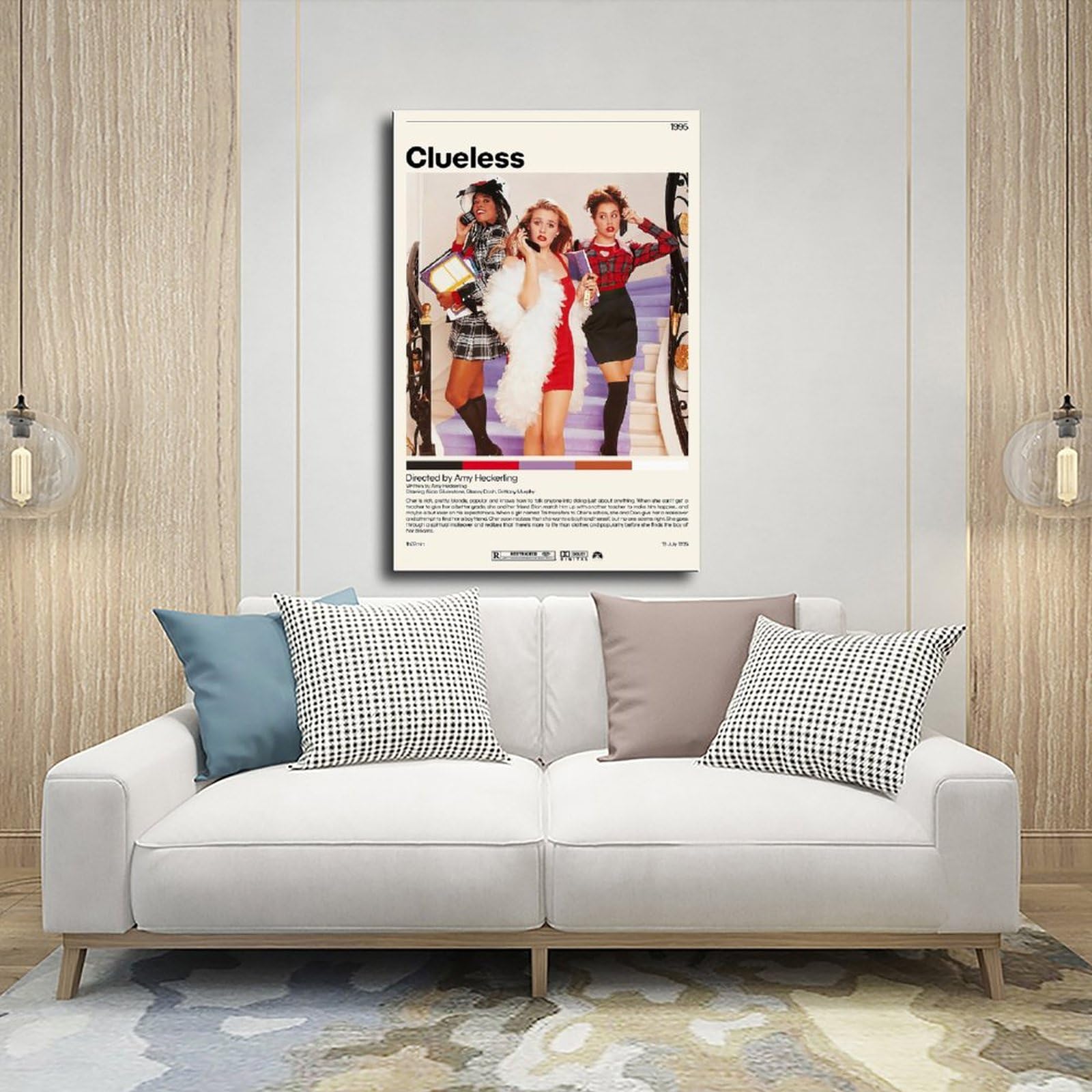 SHITOU Clueless Poster Classic Retro Movie Posters Cool Wall Decor Art ...