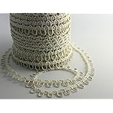 Amazon.com: Nakpunar 12" White Elastic Button Loops - 1" Space - for ...