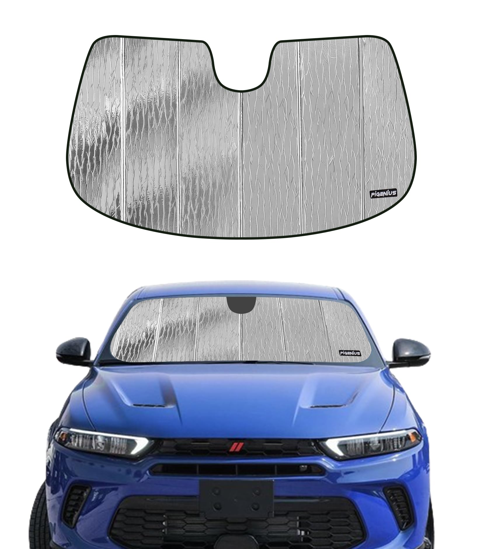 Pigenius Windshield Sun Shade for Dodge Hornet 2023-2025,Durable Front ...