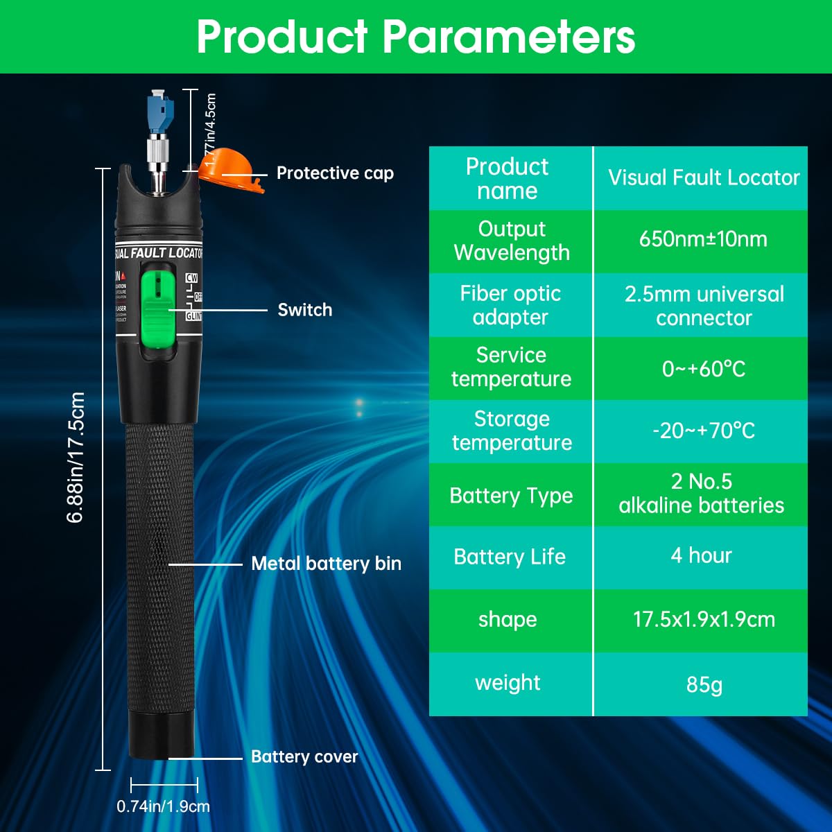 Mua Moocci Visual Fault Locator Fiber Optic Tester - VFL Fiber Optic ...
