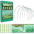 Amazon.com : Garden Mesh Netting Kit, 10x30FT Green Ultra Fine Mesh Netting ＆6 Sets of 8FT ...