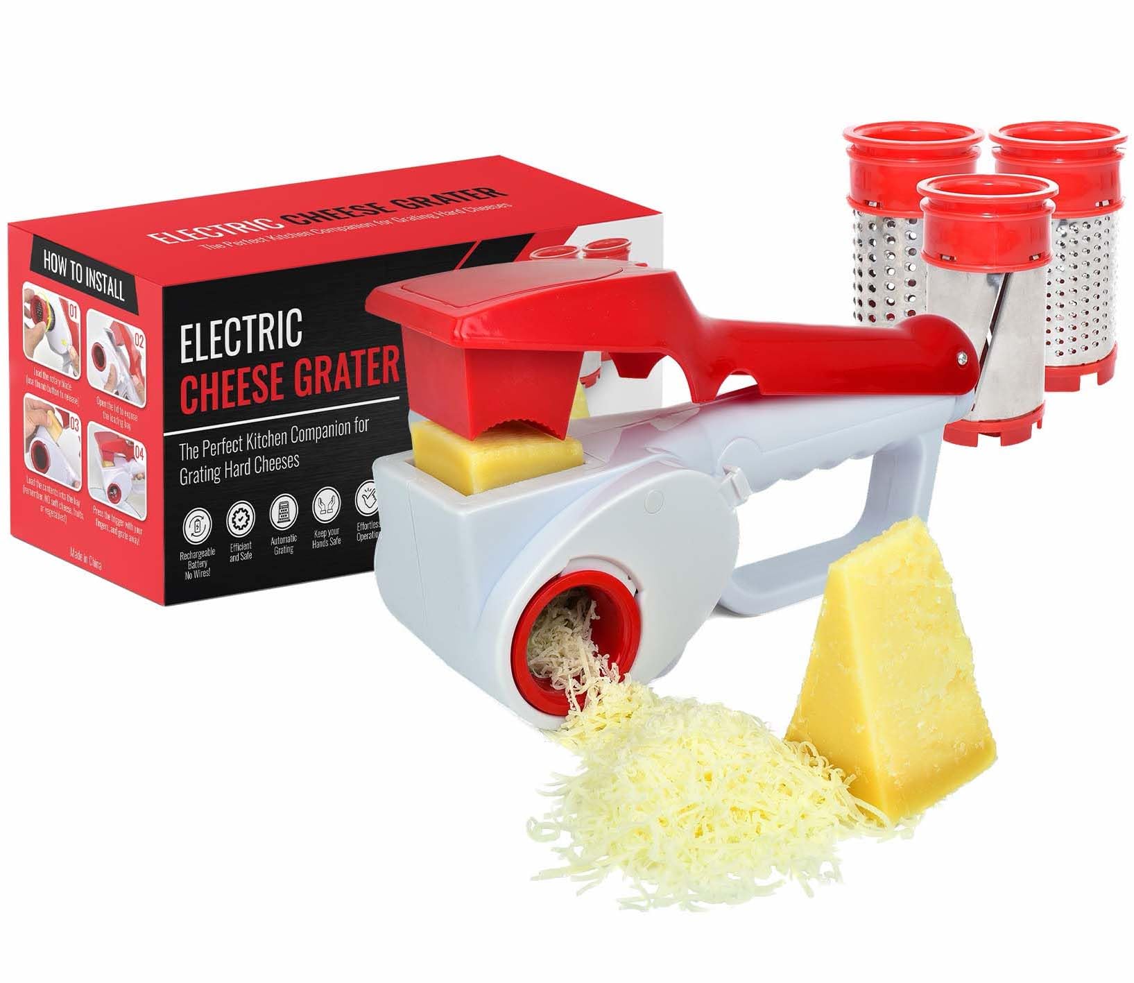 Electric Cheese Grater for HARD Cheeses (NOT Cheddar!) - JUST AMAZING ...