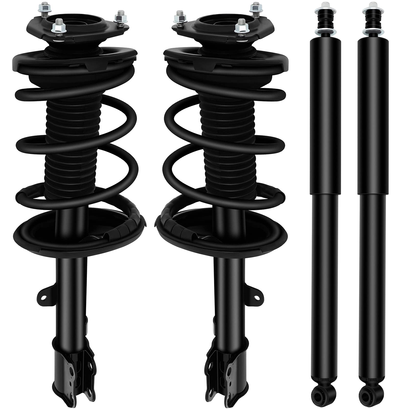 AUTOMUTO Complete Struts Assembly Front and Rear Pair Strut Shock ...