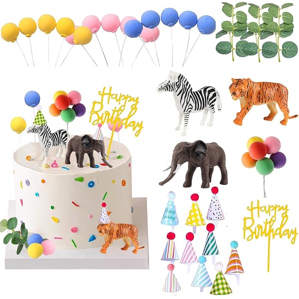 Zoo Animal Headbands Fun Express - Set Of 12 With Zebra, Giraffe ...