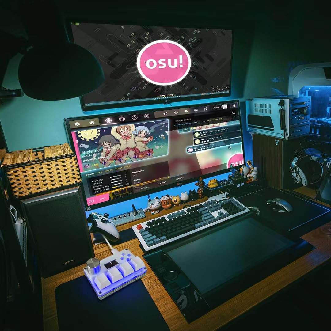 Mua SayoDevice O3C++ OSU Keyboard Rapid Trigger Hall Switches Magnetic ...