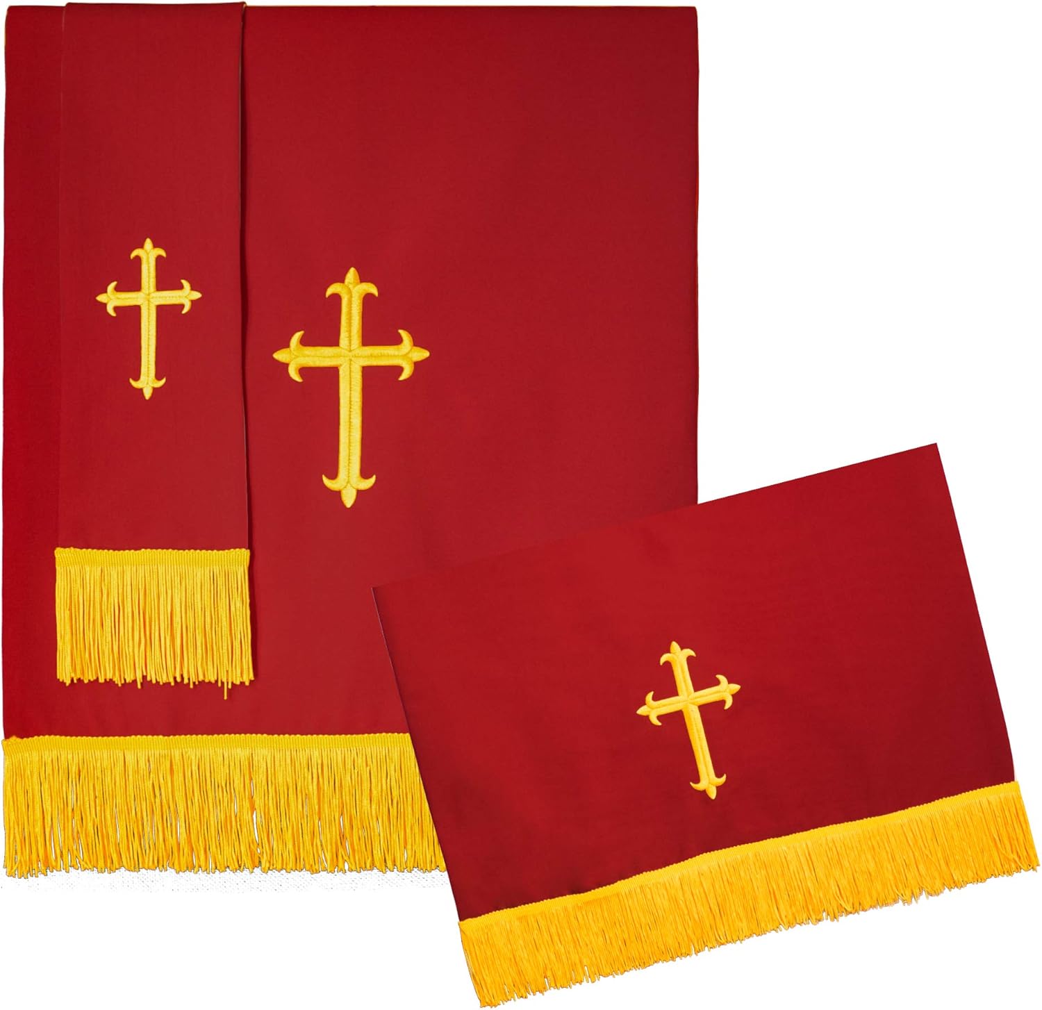 Amazon.com: GraduatePro Set of 3 Reversible Parament Set Red White with ...