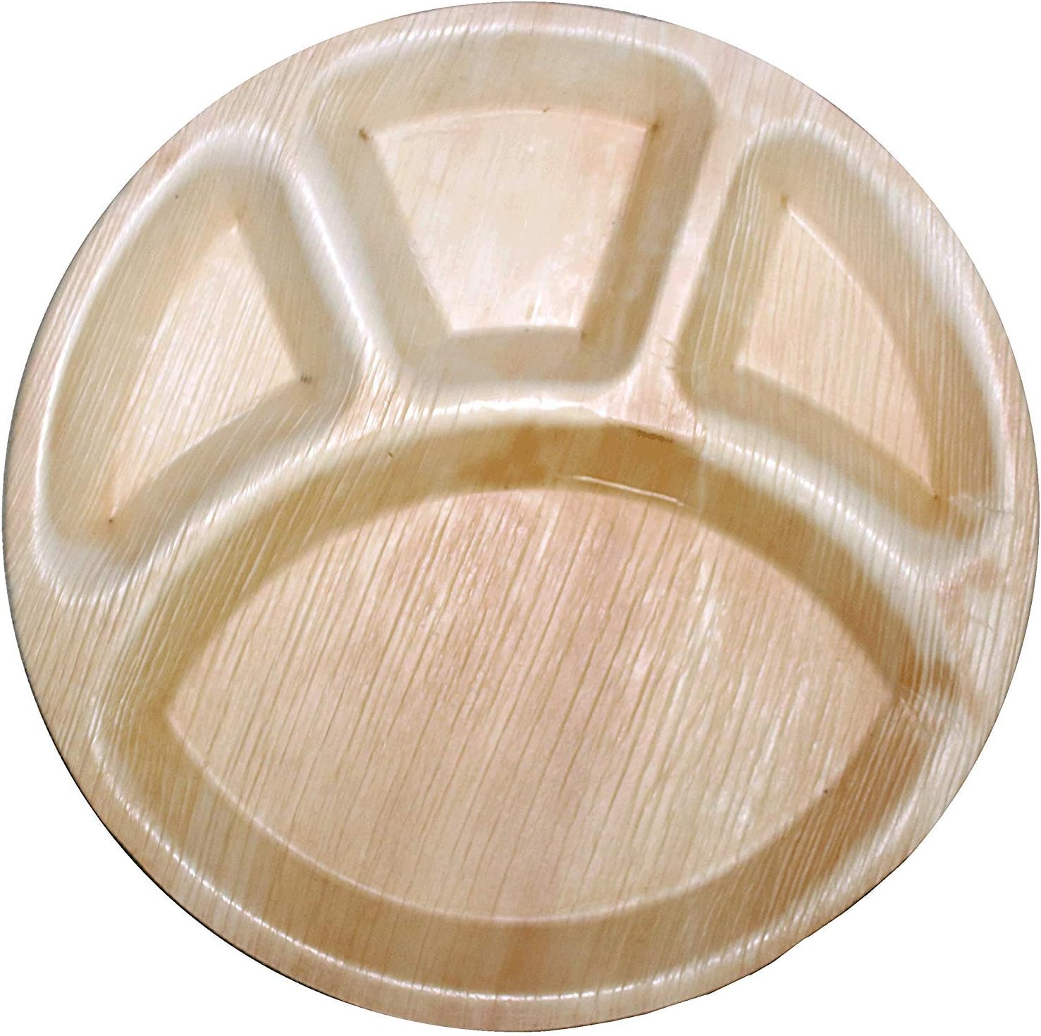 Buy SHRAYATI Areca Leaf Disposable Party Plates 12 Inch Round 4