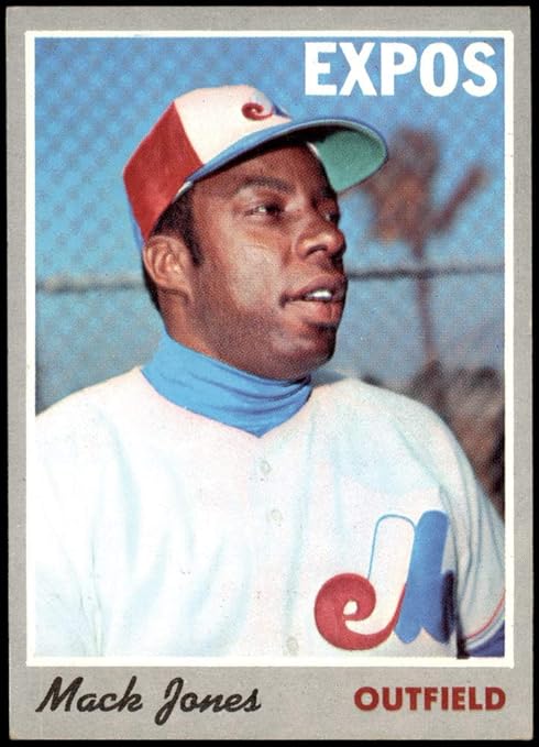 Amazon.com: 1970 Topps # 38 Mack Jones Montreal Expos (Baseball Card ...