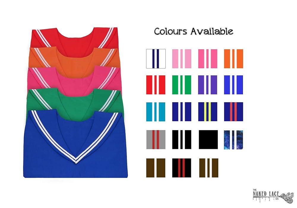 Sailor Collar Fuku Cape Japanese School Uniform Seifuku Unisex Scarf ...