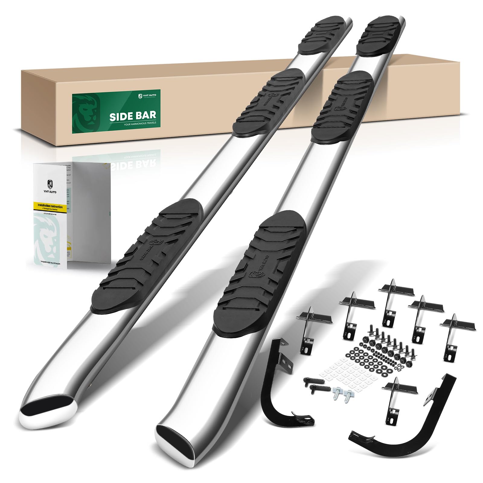 **truck/trailer pickup** YHTAUTO 5 Inch Running Boards Side Steps Fit ...