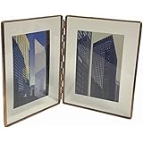 Amazon.com - Clear Glass Float Frame 7x9/5x7 Hinged Double Silver by ...