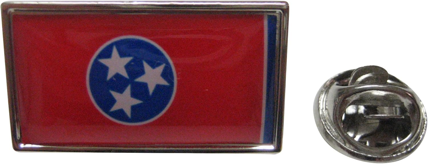 Amazon.com: Tennessee Flag Design Lapel Pin: Jewelry