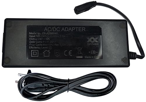Original OEM 2-Prong 29V 4A AC/DC Adapter for HHC Headrest Lumbar Cup ...