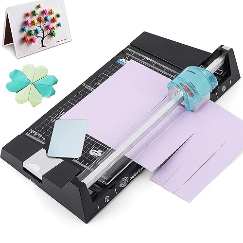 Frifreego 12 Inch Rotary Paper Cutter Heavy Duty, Paper Trimmer with 4 ...