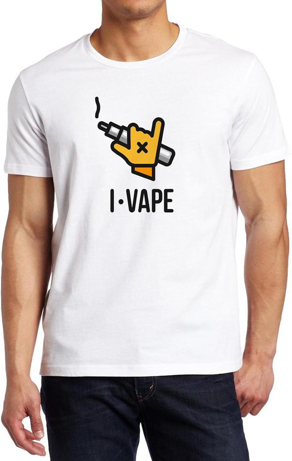 FunnyWear Vape Shirt Custom Made T-shirt: Amazon.co.uk: Clothing