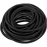 Amazon.com: 1/2 Inch Wire Loom Split Tubing - 10 ft Cord Protector ...