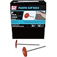 Amazon.com: Grip Rite 3PRCAP1 1.150 lb Electro Galvanized Round Plastic ...