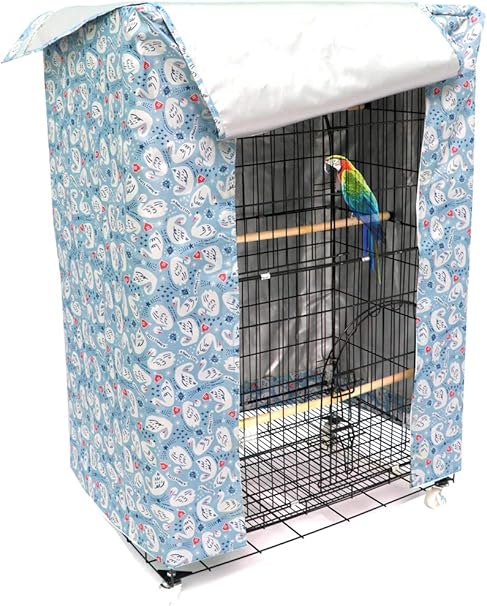 Amazon.com: hi hide friends Large Bird Cage Cover Good Night Parakeet ...