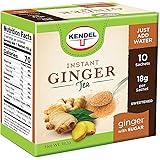 Amazon.com : Kendel Instant Ginger Tea With Honey, Caffeine Free (10 ...