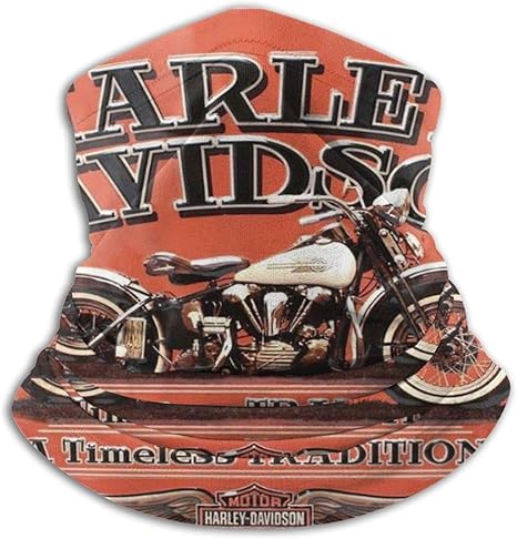 Cikyoway Harley Davidson Fleece Neck Warmer Heat Trapping Sun-Proof ...