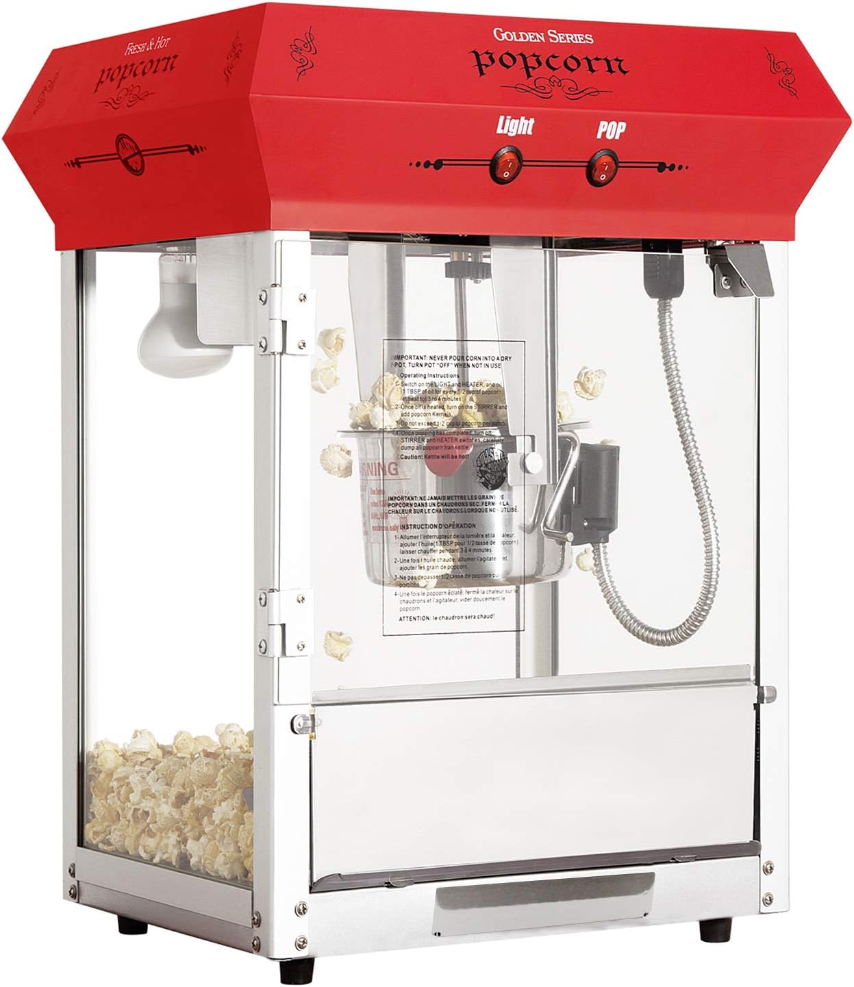 Bullseye 4oz tabletop Popcorn machine: Amazon.ca: Home & Kitchen