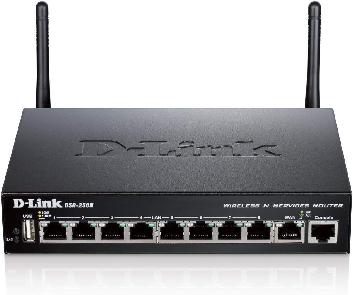 D-Link Dsr-250N Wireless N Unified Services Router: Amazon.com.mx ...