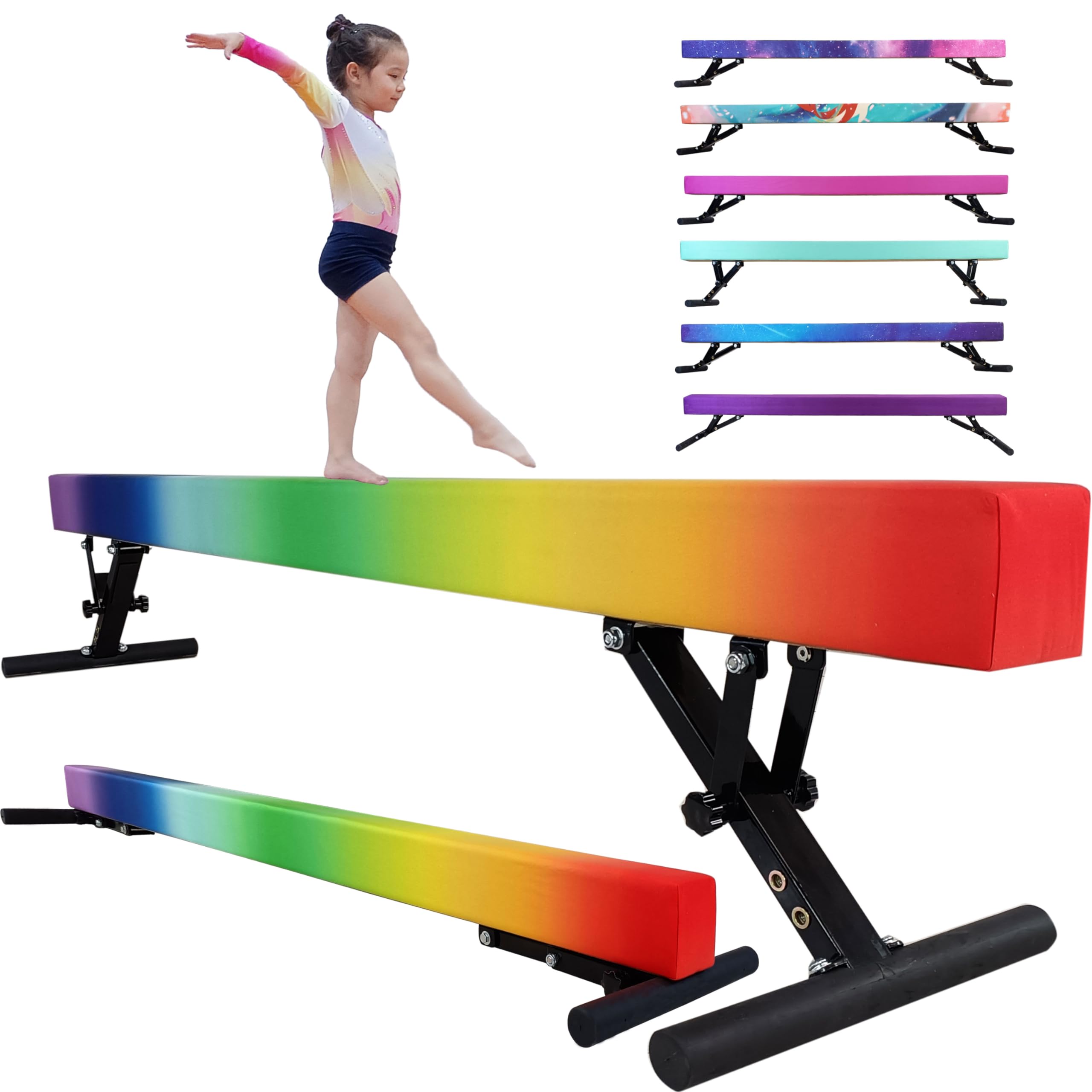Mua Adjustable 8FT Balance Beam for Kids Gymnastics Beam,Non-Slip Base ...