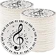 Amazon.com: 80 Pcs Musical Notes Paper Plates - 7" Music Dessert Plates ...