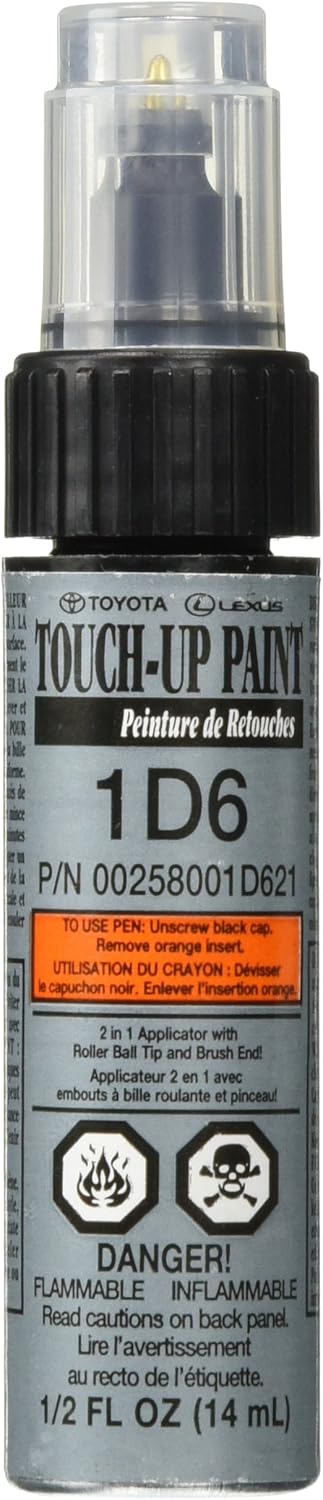 Genuine Toyota 00258-001D6-21 Silver Sky Metallic Touch-Up Paint Pen ...