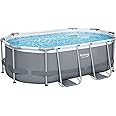 Amazon.com: Bestway Oval Above Ground Pool Set (10' x 6'7" x 33 ...