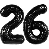 Amazon.com: Giant, Gold 26 Balloon Number - Huge Number 26 Balloon 40 ...