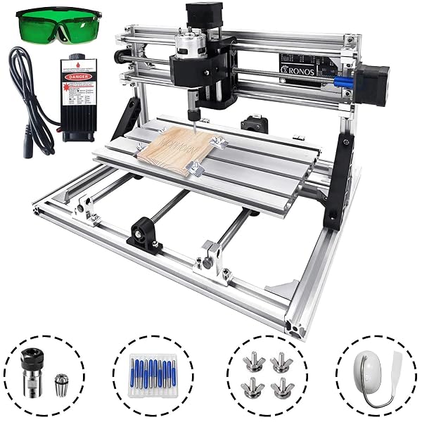GuatemalaDigital.com - Mophorn CNC Router Kit 3 Axis PCB Milling ...