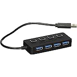 Amazon.com: Powered USB Hub, atolla USB 3.0 Hub 4 + 1 Data Transfer and Charging Multiport with ...