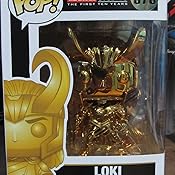 Amazon.com: Funko Pop Marvel: Marvel Studios 10 - Loki (Gold Chrome ...